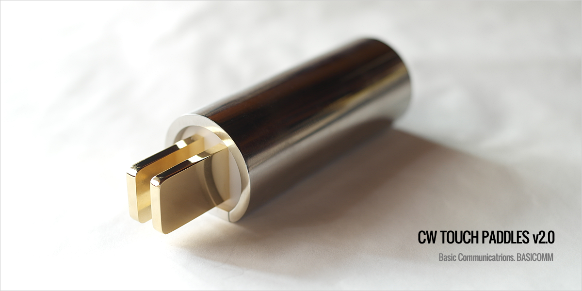 CW Touch Paddles V2.0 | BASICOMM, Basic Communications