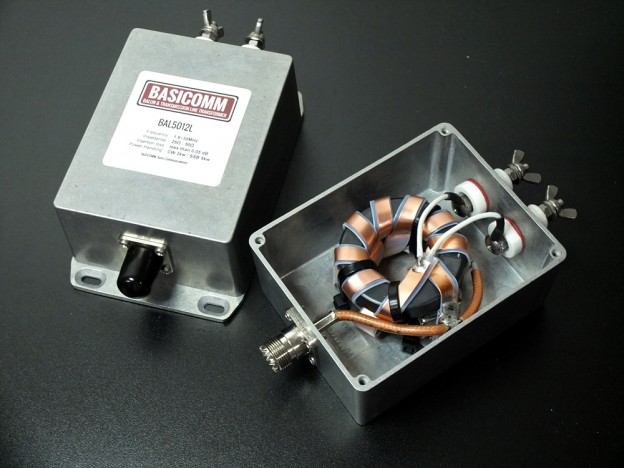 BAL5012D 25:50 Ohm Balun in L Series Case | BASICOMM, Basic Communications